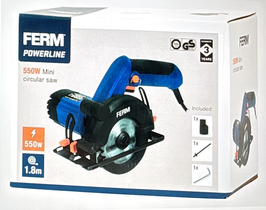 Piła Tarczowa FERM 550 W Powerline 85 mm CSM1053 NOWE | Szczecin | Kup ...