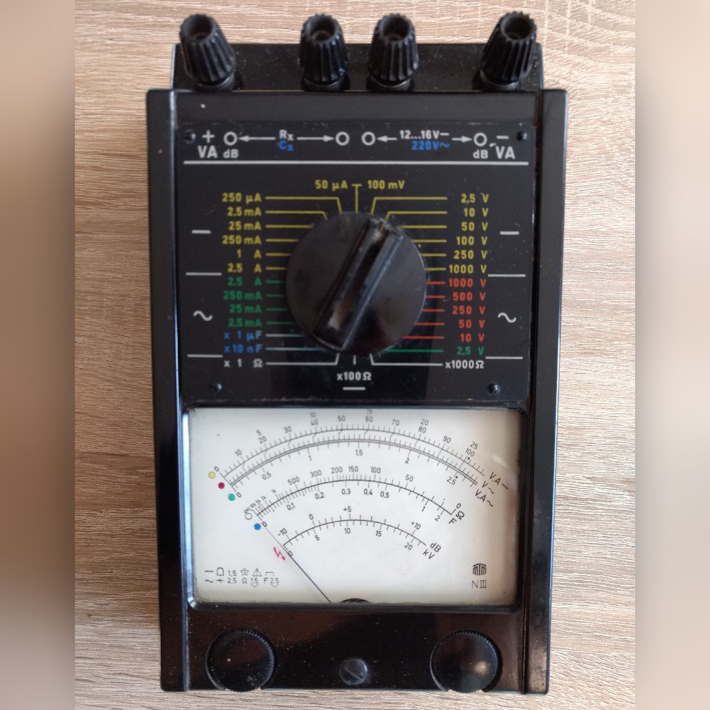 Multimetr miernik analogowy DDR zabytkowy sprawny | Żurawnica ...