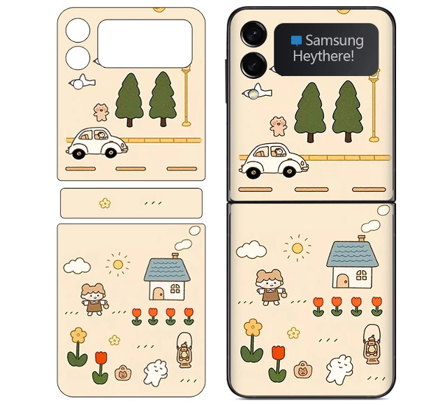 Samsung Z Flip 3 folia naklejki sticker tył 3M | Sokołów Podlaski | Kup ...