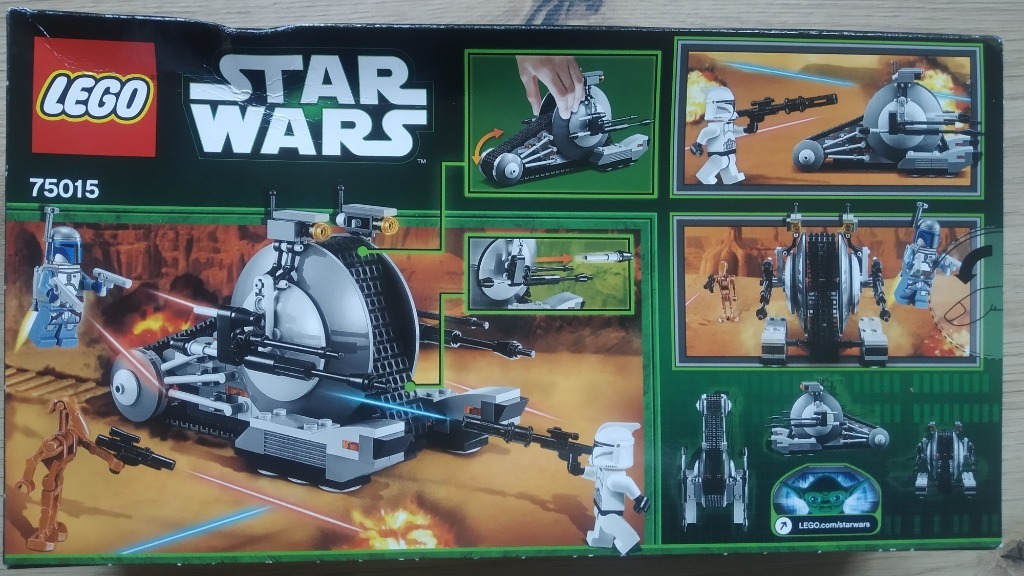 Lego 75015 Star Wars Tank Droid Nowy! | Wiśniowa | Kup teraz na Allegro ...