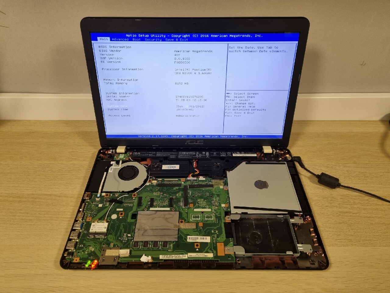 LAPTOP ASUS F751S F751 INTEL 8GB RAM PLYTA SPRAWNA | Mława | Kup teraz ...