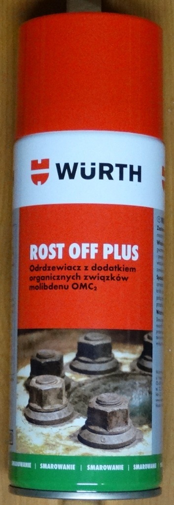 Odrdzewiacz Wurth Rost Off Plus 400 ml | Czapury | Kup teraz na Allegro ... Odrdzewiacz Wurth Rost Off Plus 400 ml | Czapury | Kup teraz na Allegro ...