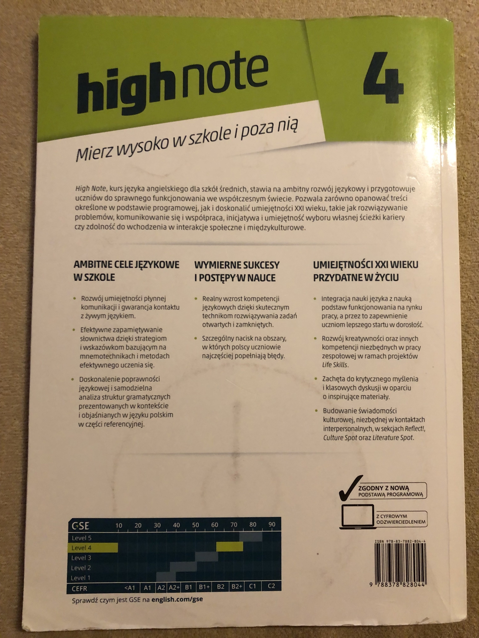 High Note 4 Student's Book Pearson | Nędza | Kup teraz na Allegro Lokalnie