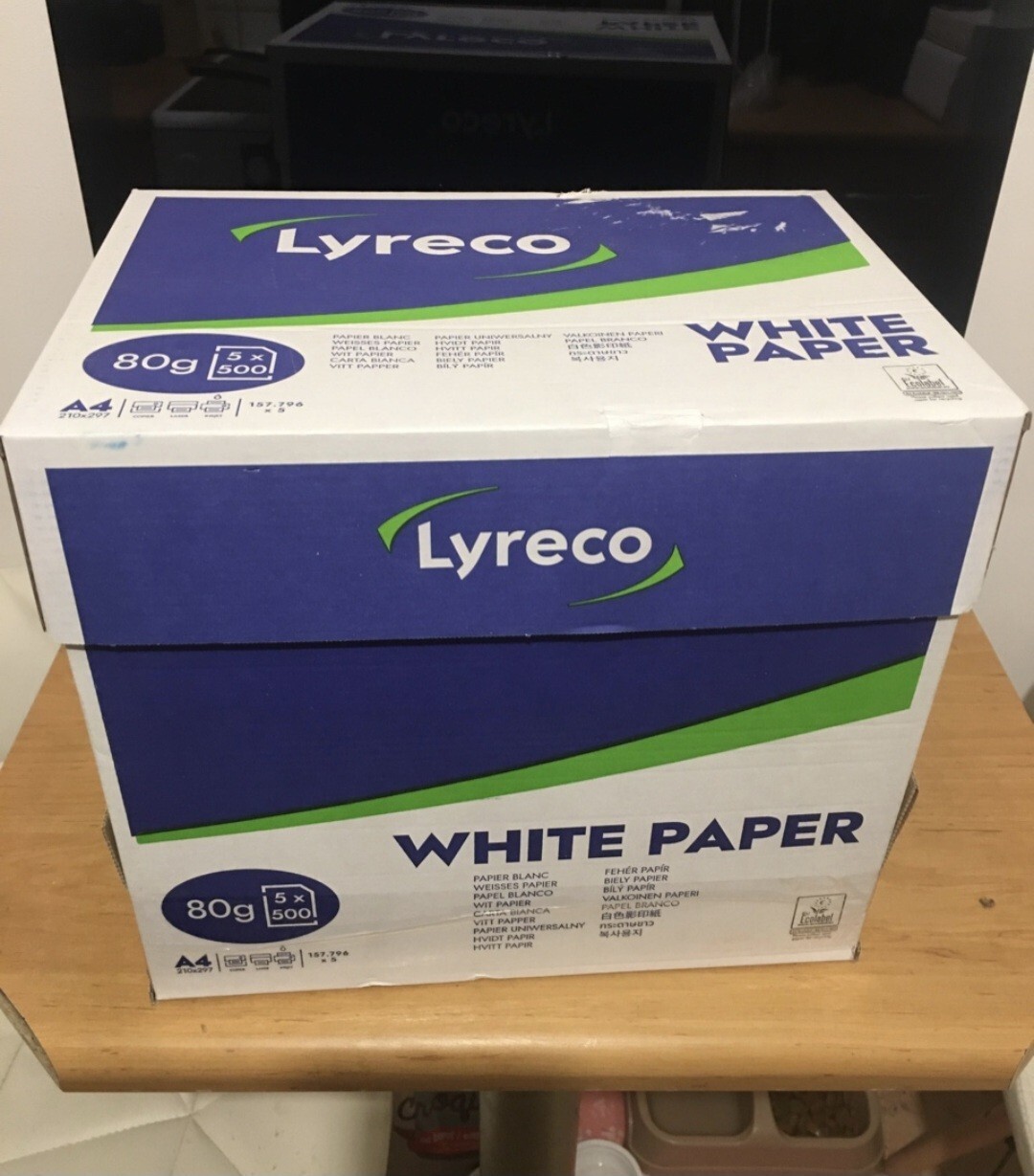 Papier lyreco A4 5ryz karton white 80g nowy | Grudziądz | Kup teraz na Allegro Lokalnie