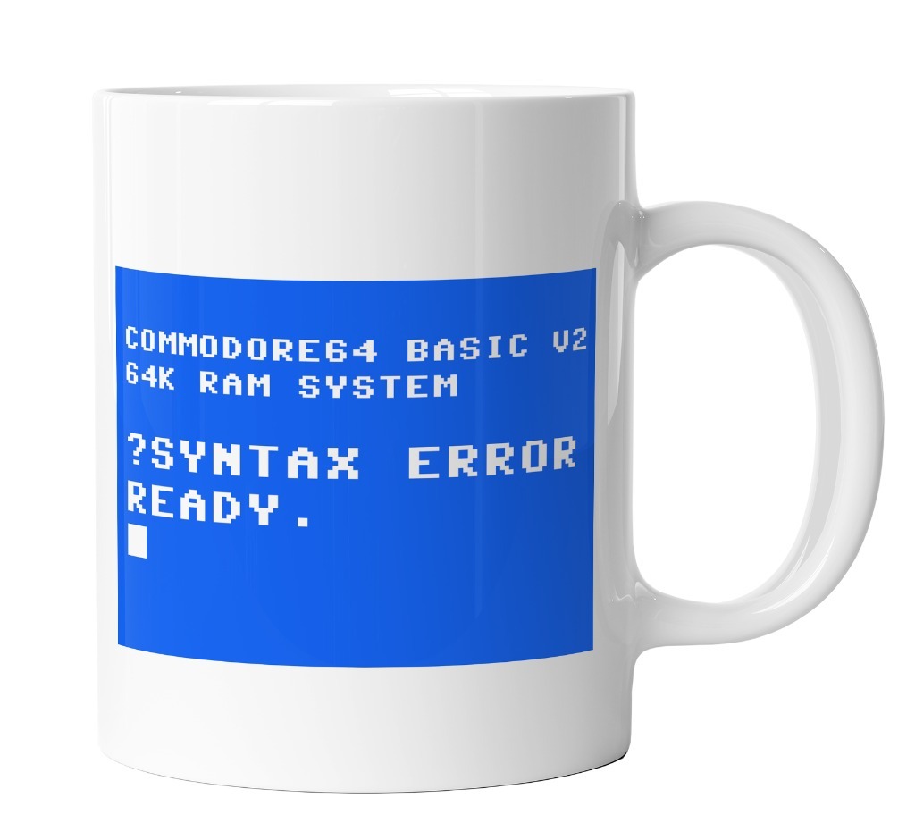 Kubek Syntax Error Commodore 64 | Słupsk | Kup teraz na Allegro Lokalnie