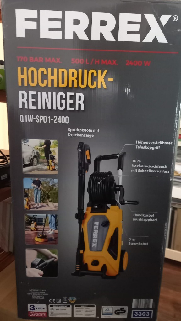 FERREX myjka ciśnieniowa 170 bar GWARANCJA ALDI | Warszawa | Kup teraz ...