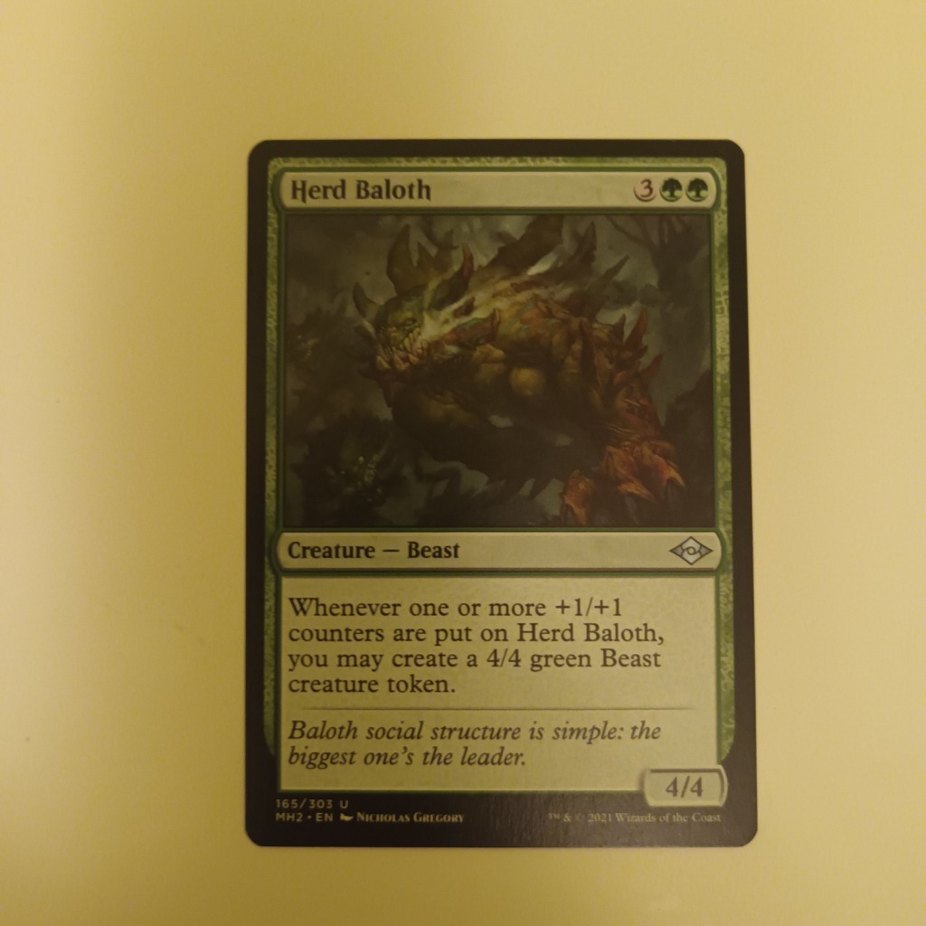 Herd Baloth MTG green | Warszawa | Kup teraz na Allegro Lokalnie