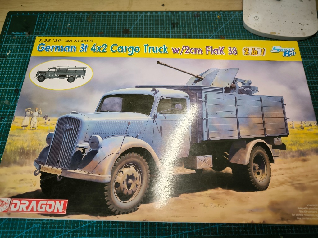 Dragon 6828 1 35 3t 4x2 Truck w 2cm FlaK 38 Def Zaczęty | Warszawa ...