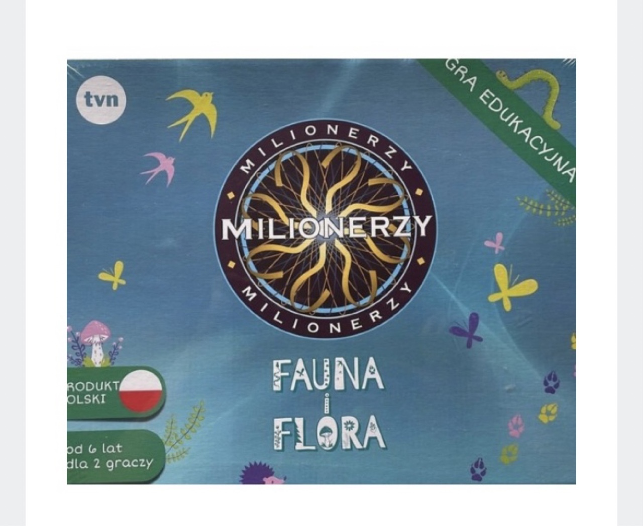 Milionerzy Fauna i Flora gra edukacyjna | Łódź | Kup teraz na Allegro Lokalnie