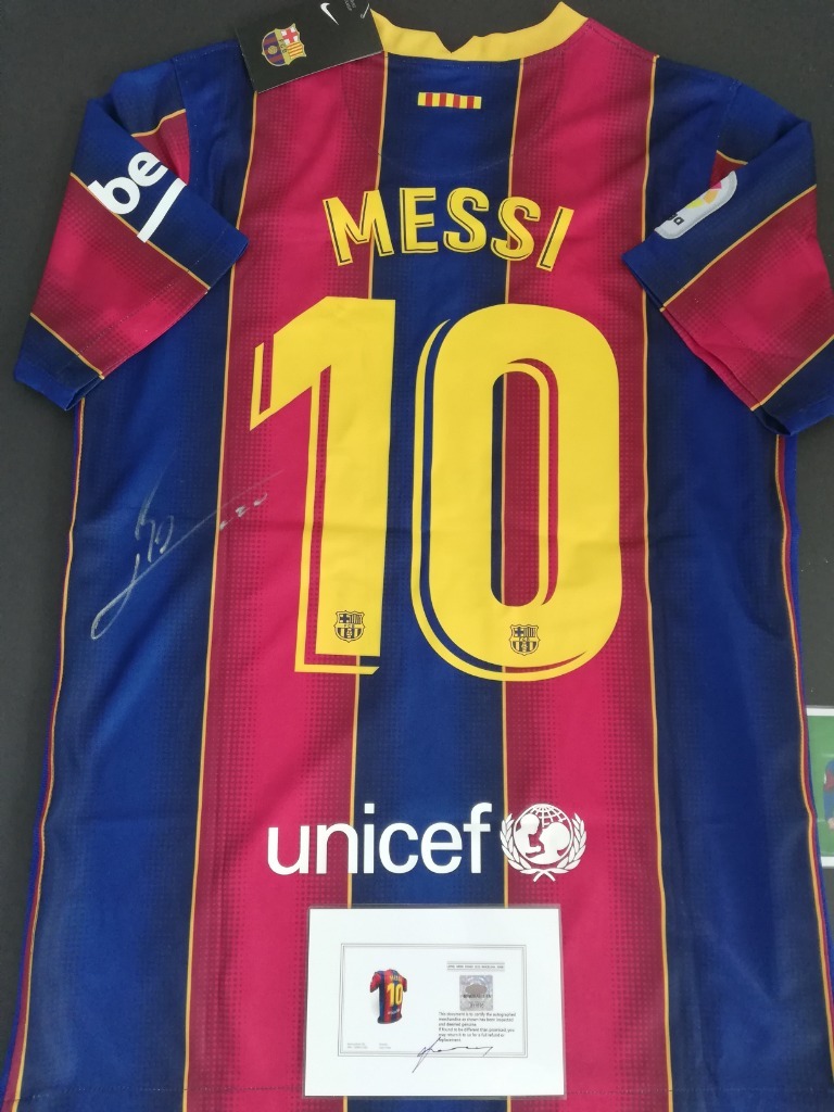 Autograf LEO MESSI # Koszulka 2020/21 | Tuchola | Kup teraz na Allegro ...