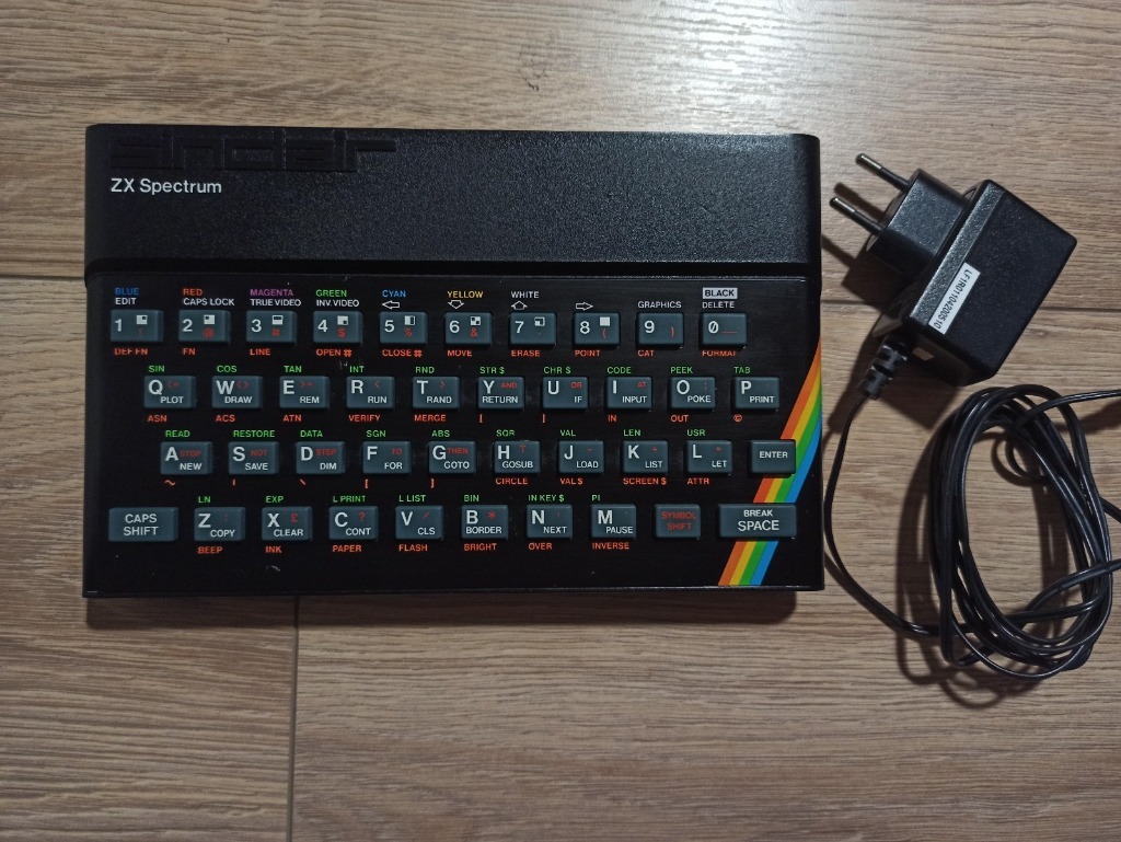 ZX Spectrum 48 VideoMod - sprawna folia, zasilacz | WARSZAWA | Kup ...