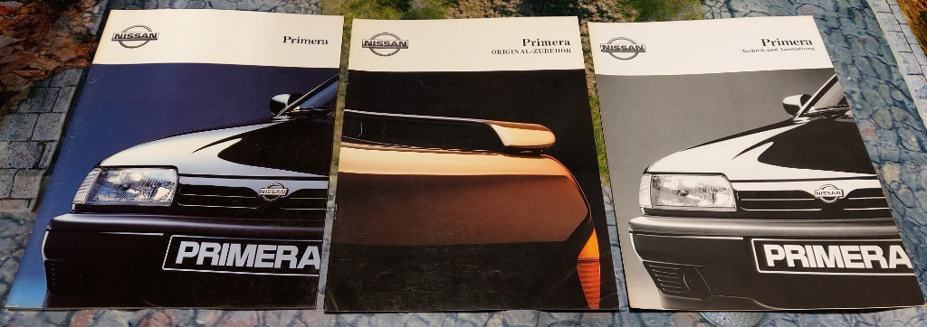 Nissan Primera 1991 r. Prospekt . 3 szt. | poznań | Kup teraz na Allegro Lokalnie