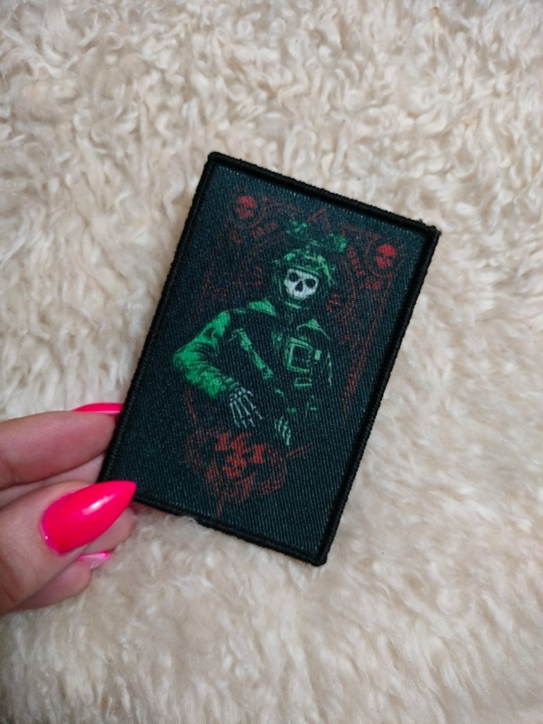 Naszywka na rzep VELCRO Blood Ghost morale patch | Warszawa | Kup teraz ...