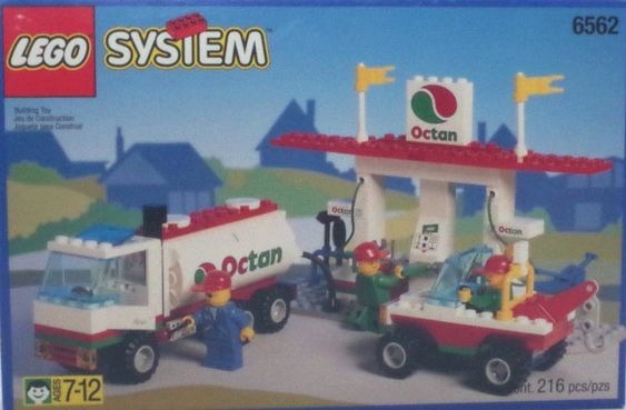 LEGO 6562 Gas Stop Shop seria Town 1995 | Wejherowo | Kup teraz na ...