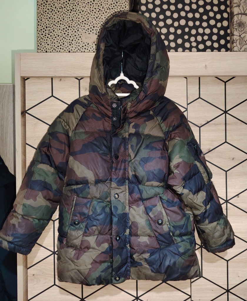 Kurtka puchowa zimowa pikowana Zara 122 | Warszawa | Kup teraz na Allegro Lokalnie