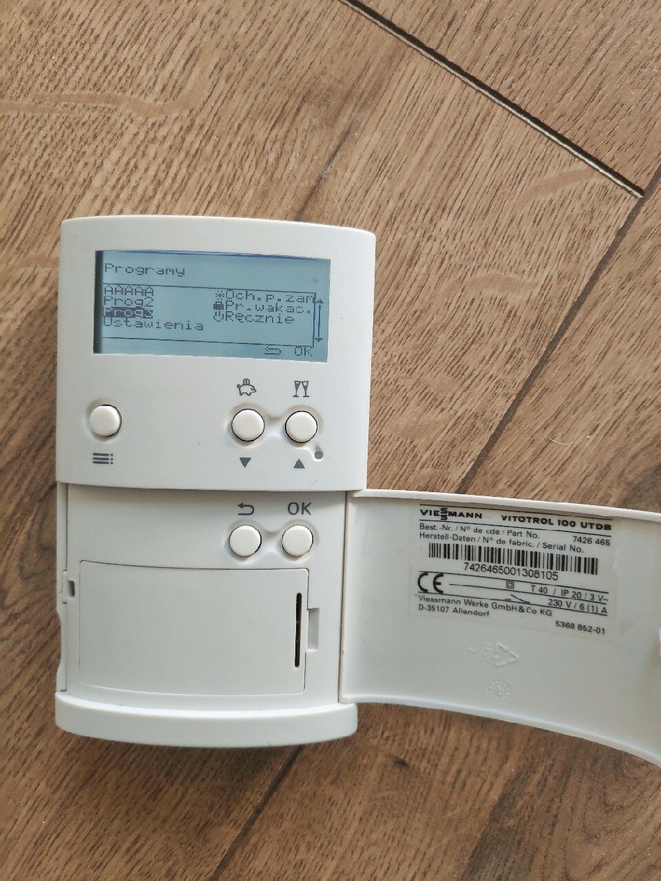 Sterownik pieca kotła termostat pokojow Viessmann | Płock | Kup teraz ...