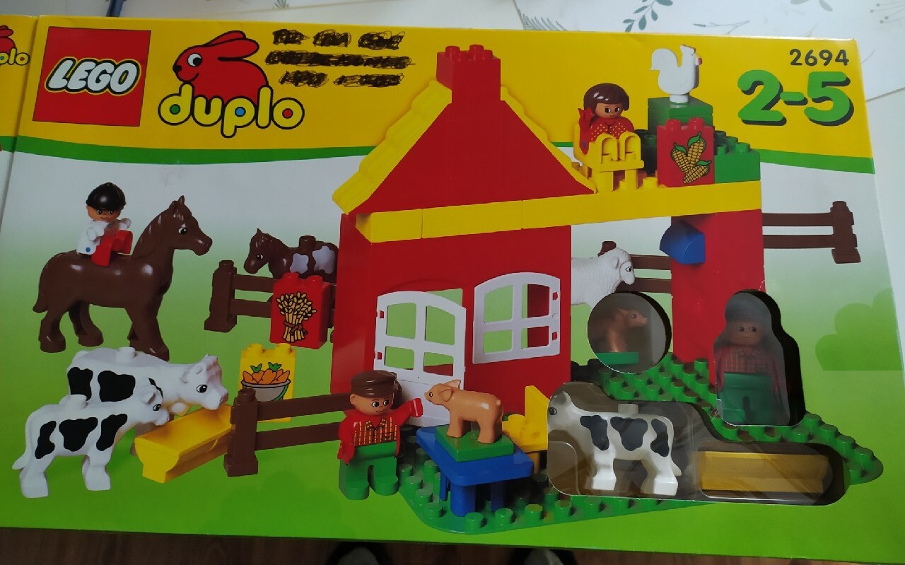 Lego duplo 2694 farma vintage rarytas pudełko | Libertów | Kup teraz na ...