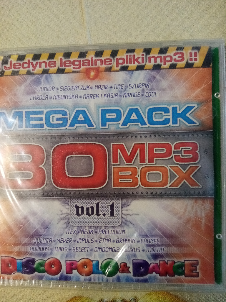 MP3 mega pack disco polo & dance vol 1nowa w foli | Węgrów | Kup teraz na Allegro Lokalnie