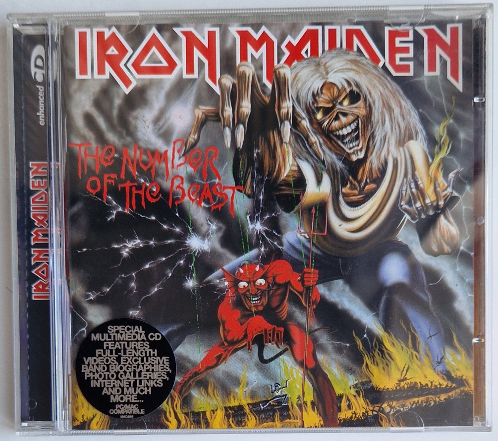 IRON MAIDEN The Number of The Beast . enchanced CD made in UK z 1998r ...
