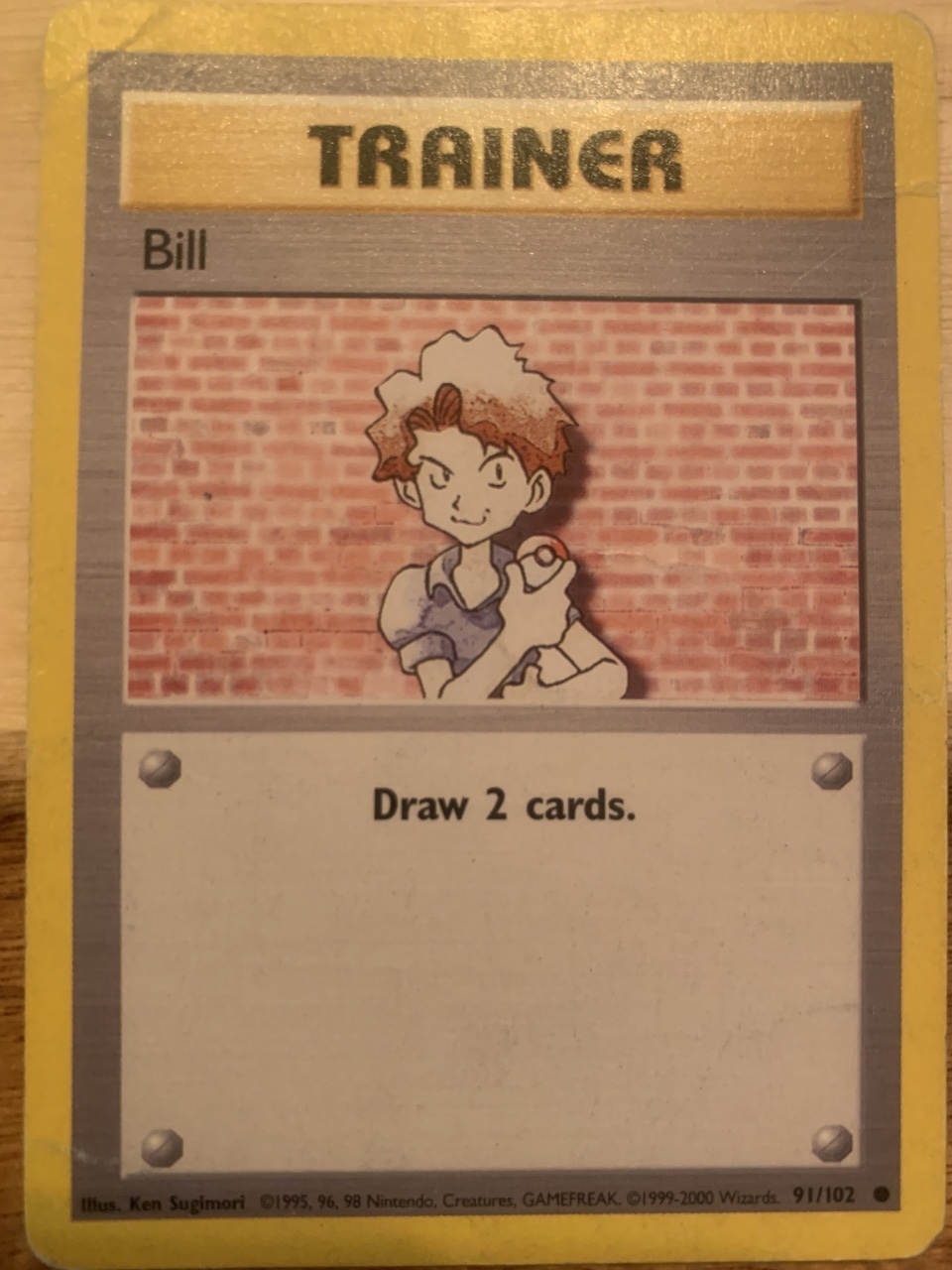Karta Pokemon Trainer Bill 91/102 | Grodzisk Mazowiecki | Kup teraz na ...