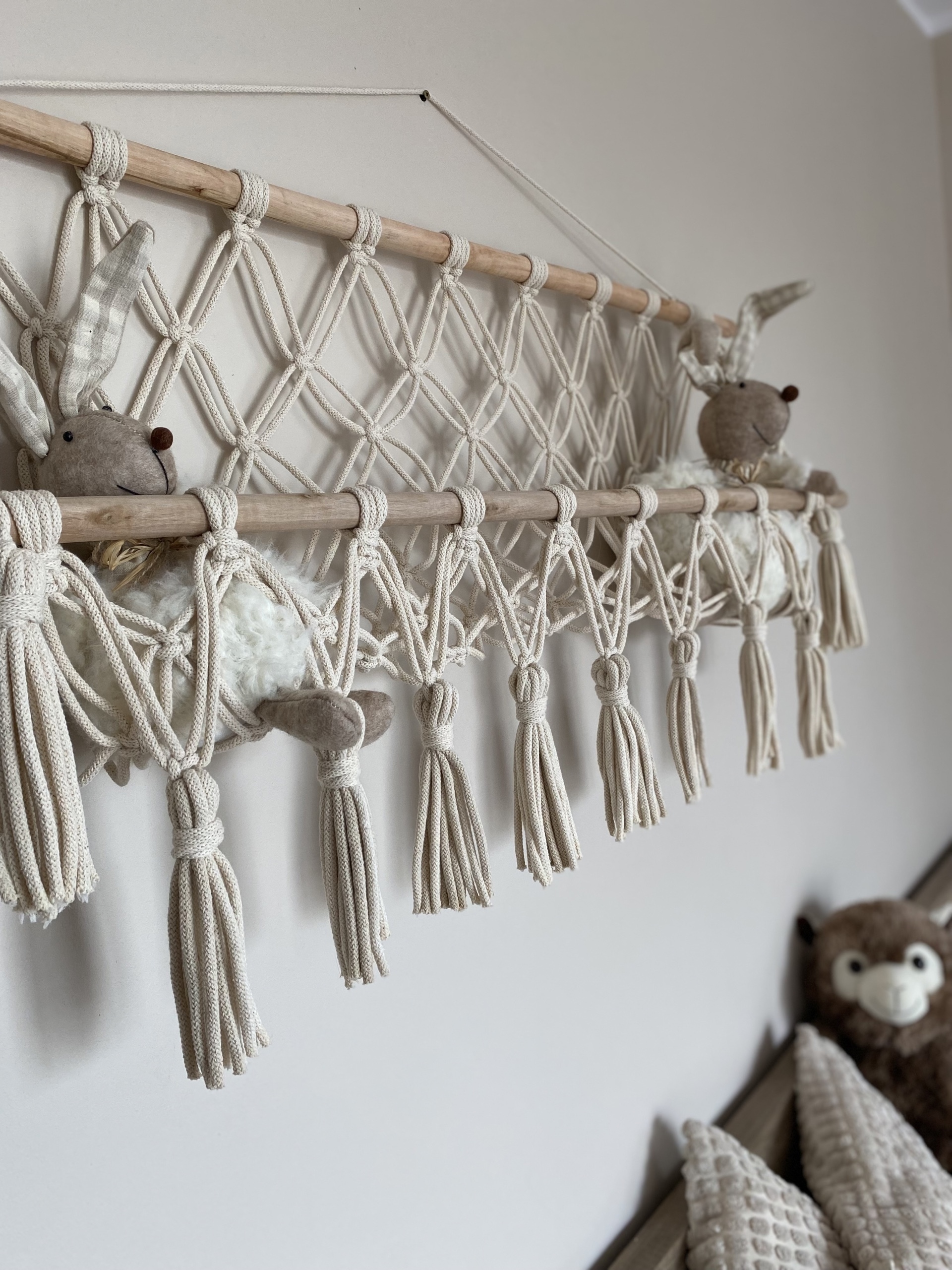 Półka hamak organizer na misie pluszaki maskotki | Chojnice | Kup teraz ...