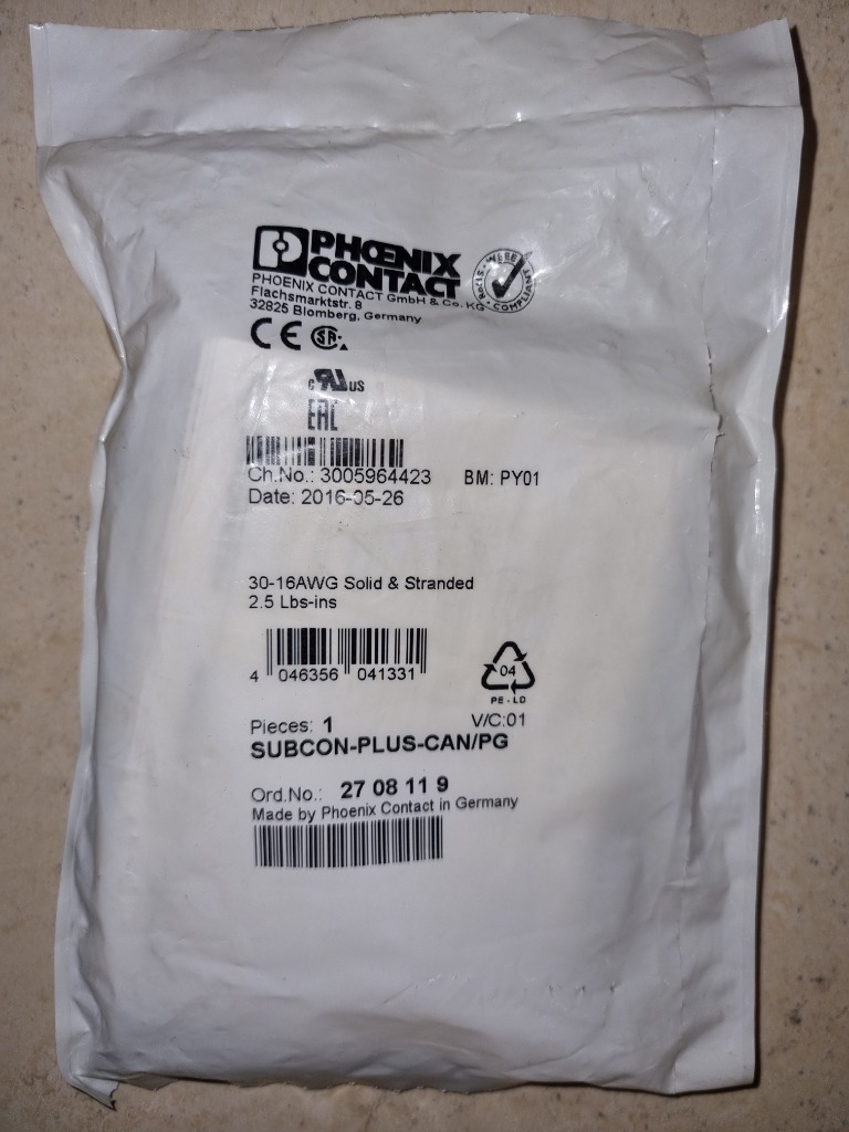 Złącze Phoenix Contact SUBCON-PLUS-CAN/PG 2708119 | Kobielice | Kup ...