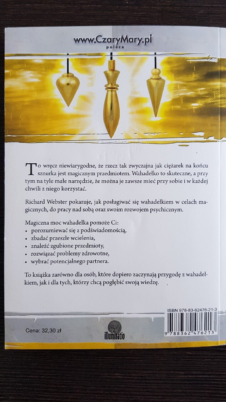 Magia wahadełka" dla początkujacych R.Webster | Warszawa | Kup teraz na ...