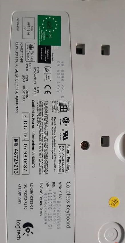 Logitech, klawiatura myszka vintage retro keyboard | Kielce ...