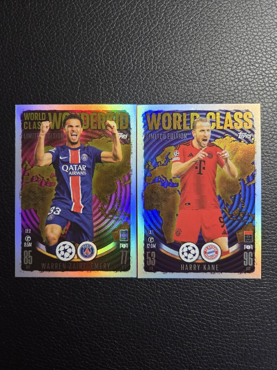 Topps Match Attax 2024 2025 Le1 Le2 World Class Limited edition ...