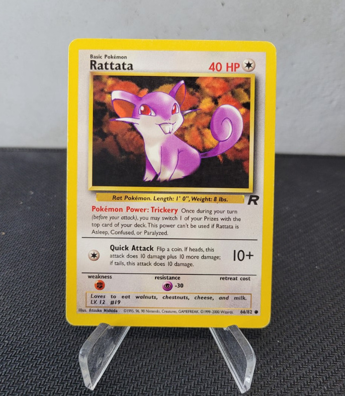 Rattata R 66/82 base set 1999 karta pokemon | Warszawa | Licytacja na ...