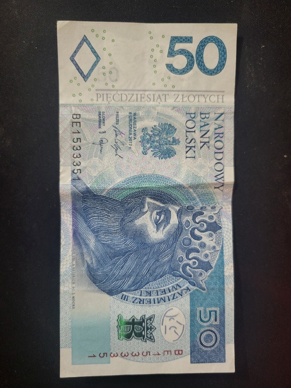 Banknot radar 50zl | Bystra Podhalańska | Licytacja na Allegro Lokalnie