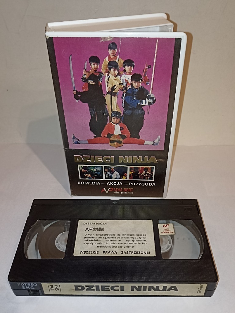 DZIECI NINJA VHS UNIKAT | Lwówek Śląski | Kup teraz na Allegro Lokalnie
