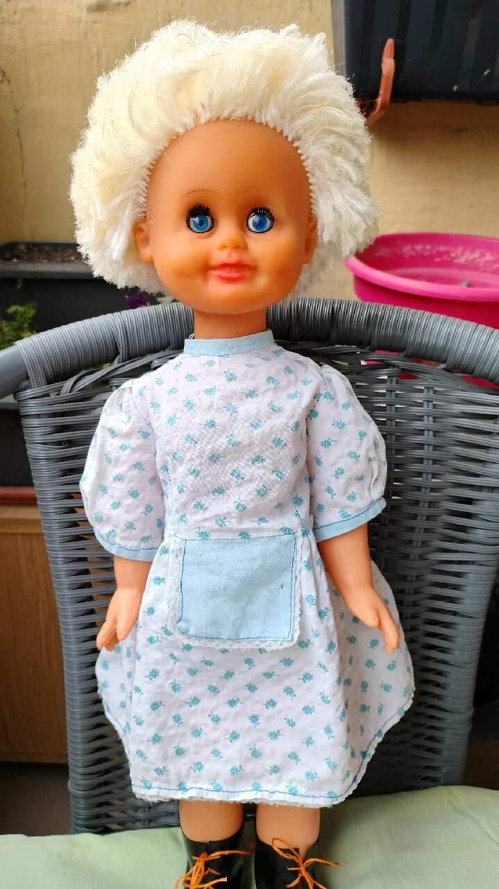 STARA LALKA PRL KRAWAL GABRIELA ORYGINALNY STRÓJ | Czeladź | Kup teraz ...