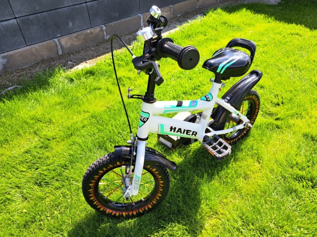 Rowerek Haier 12 cali, biały - dla dzieci | Września | Ogłoszenie na ...