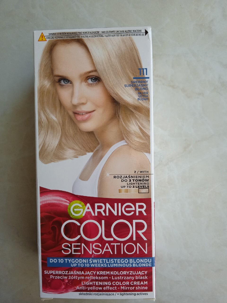 Garnier color Sensation 111 | Tylmanowa | Kup teraz na Allegro Lokalnie