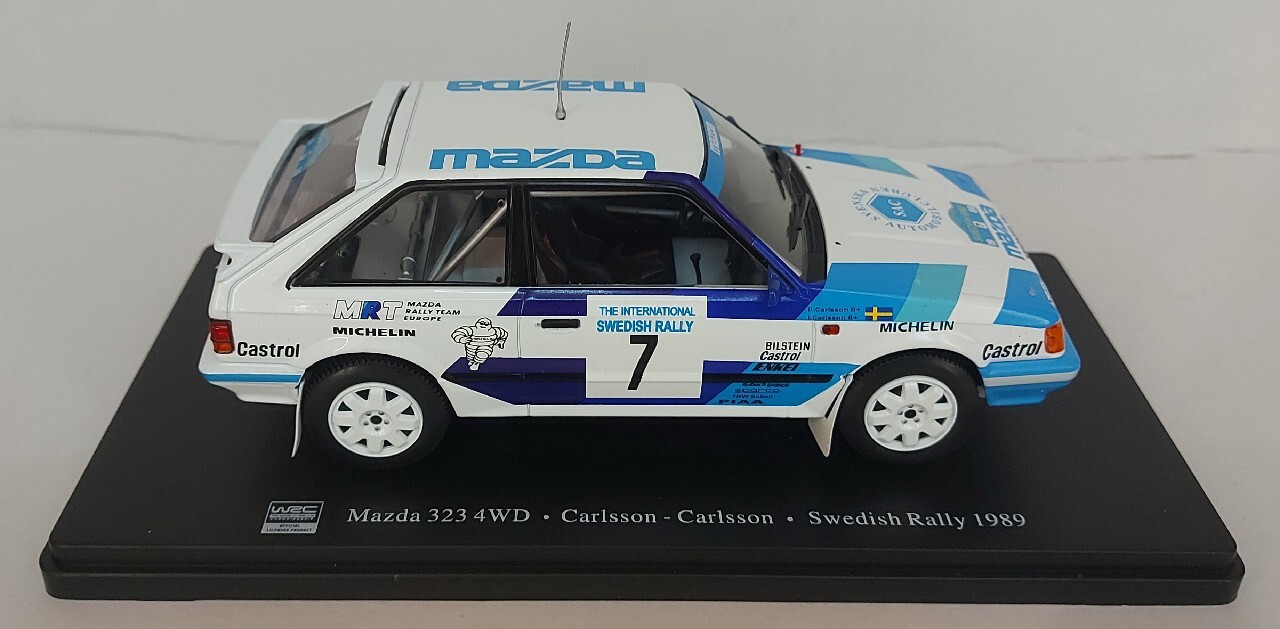 Mazda 323 4WD 1:24 Altaya Diecast WRC Rally | Nowa Ruda | Kup teraz na ...