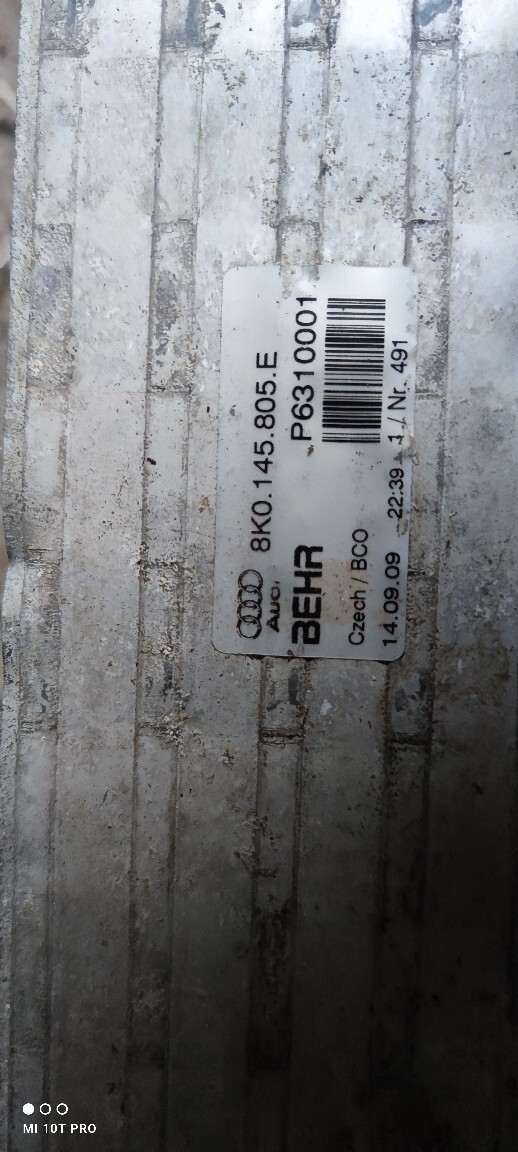 8K0 145 805 E Intercooler 3 0 tdi | Grzymiszew | Kup teraz na Allegro ...