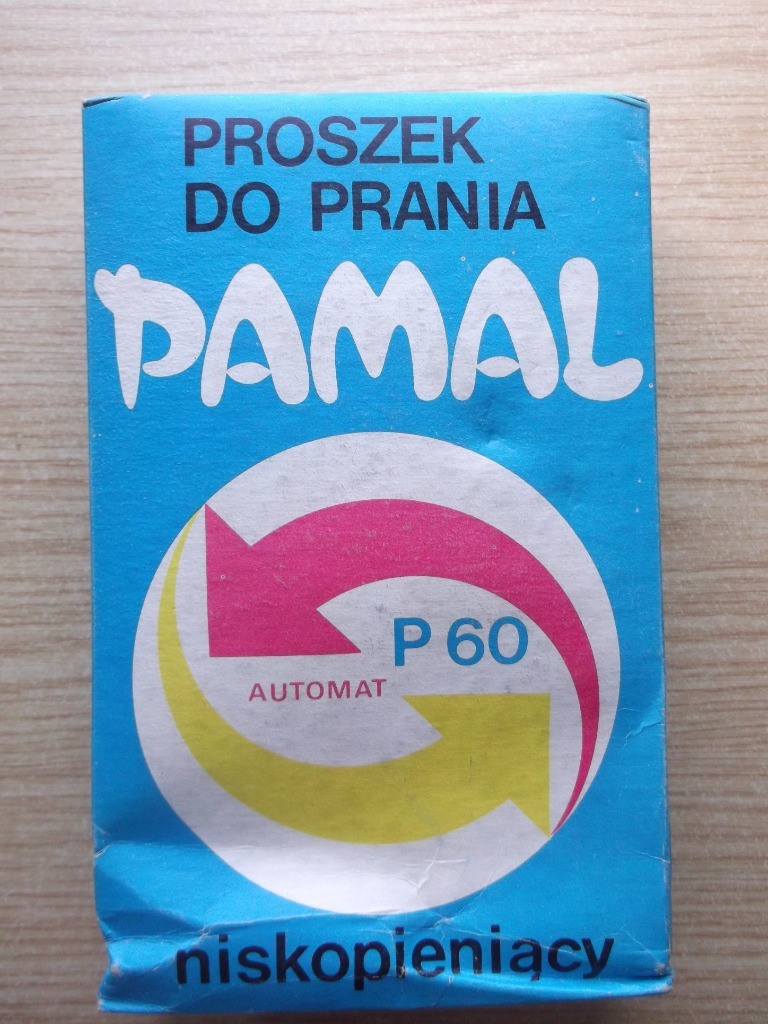 PAMAL P60 proszek do prania 750g PRL lata 80 Pollena Paczków | Warszawa ...