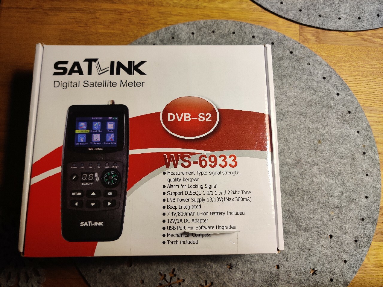 Miernik anten Sat SatLink WS-6933 dla DVB-S/S2 | Ostrów Wielkopolski ...