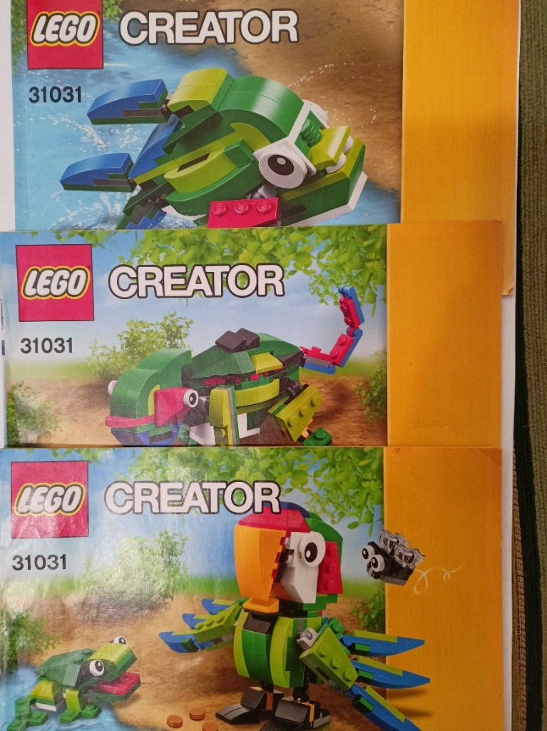 Lego Creator 3in1 Papuga, Ryba, Kameleon 31031 | Radom | Kup teraz na ...