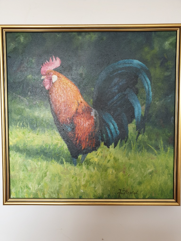 Obraz olejny - Kogut - Jacek Stępień | Ruda Śląska | Kup teraz na ...