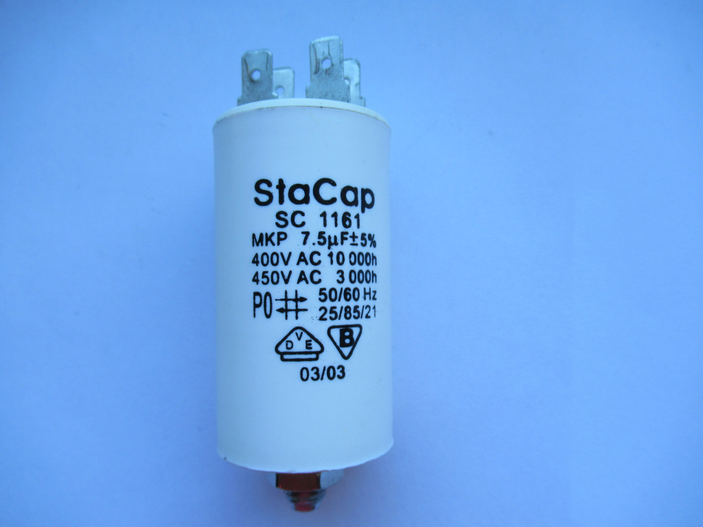 StaCap SC 1161 kondensator silnikowy 7.5 µF | Stęszew | Kup teraz na ...