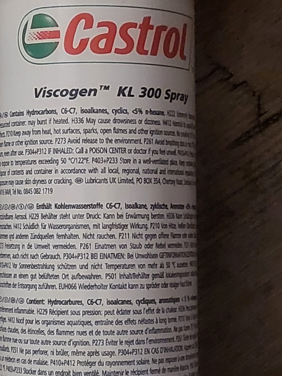 Castrol Viscogen KL 300 Spray | Brwinów | Kup teraz na Allegro Lokalnie
