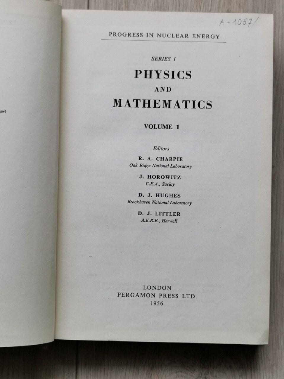 Charpie, Horowitz, Hughes, Littler Physics and mathematics | Warszawa | Kup teraz na Allegro ...