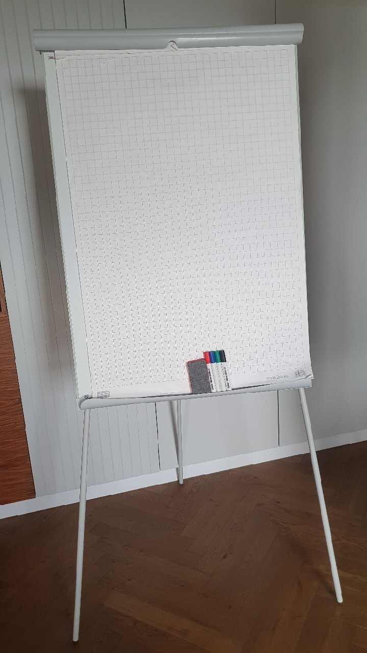 Tablica Flipchart, duża, z kartkami, magnetyczna | Warszawa ...