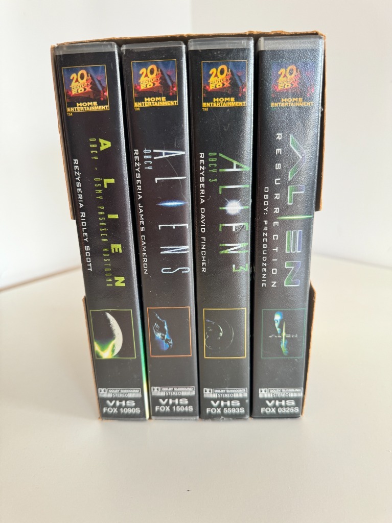 Kolekcja filmów Obcy (Alien) - VHS | Warszawa | Kup teraz na Allegro ...