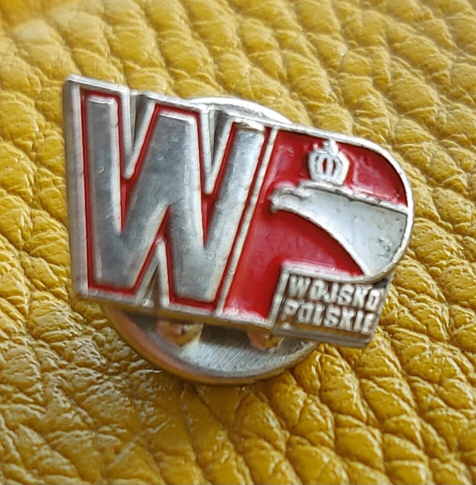Wpinka PRL Przka pin ze znakiem WP Wojsko | Pisz | Kup teraz na Allegro Lokalnie