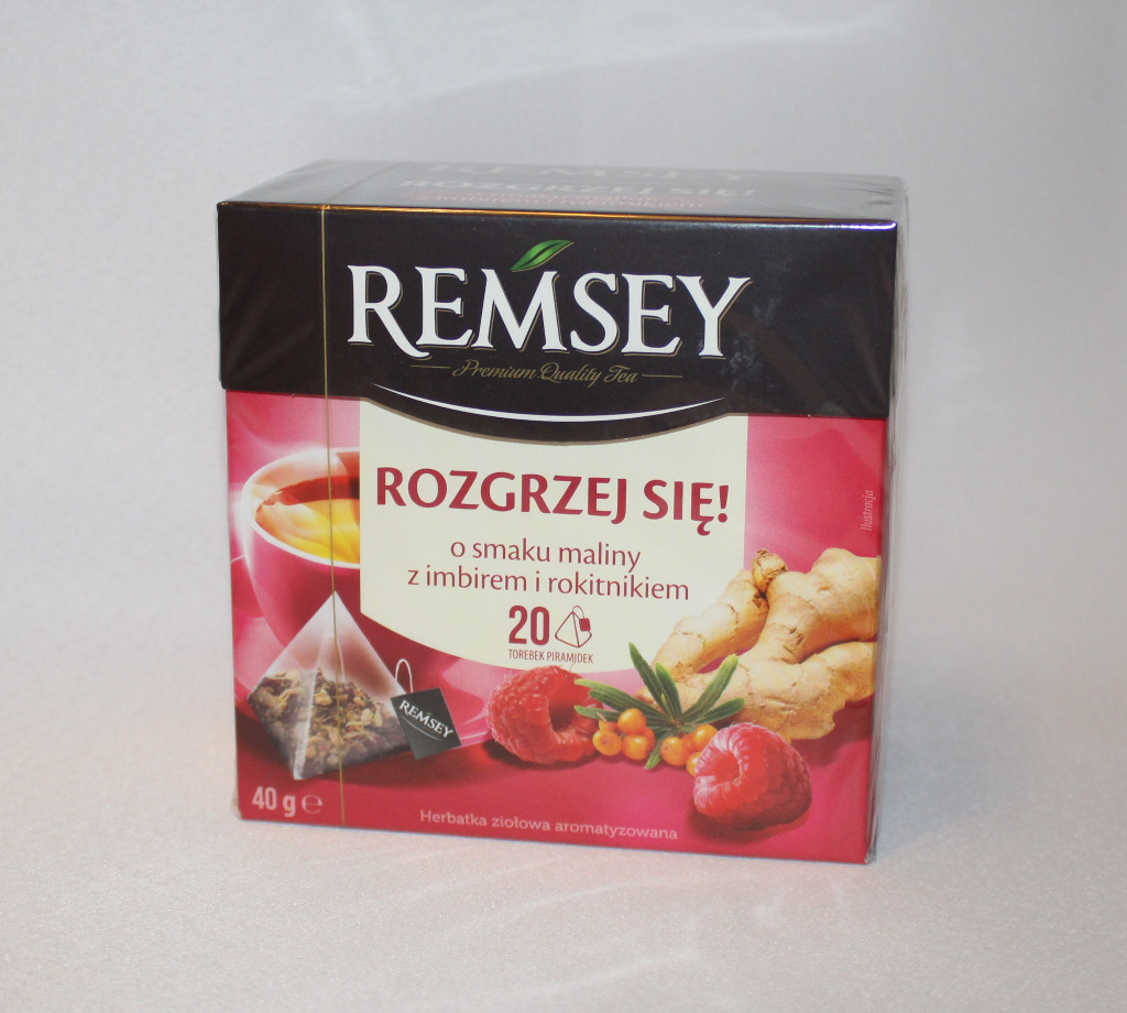 Herbata Remsey rozgrzej się imbir malina rokitnik | Stare Miasto | Kup ...