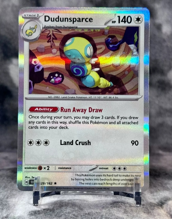 Dudunsparce (TEF 129) Holo Rare Temporal Forces Pokemon TCG | Ełk | Kup teraz na Allegro Lokalnie