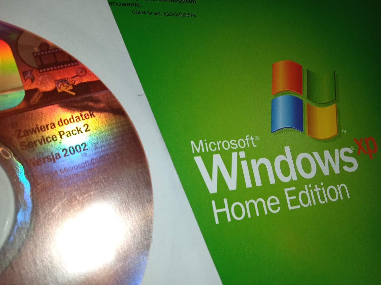 Microsoft Windows XP Home SP2 i ulotka (2) | Toruń | Licytacja na ...